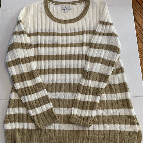 Kim Rogers | Sweaters | Kim Rodgers Pullover Long Sleeve Sweater Tan ...